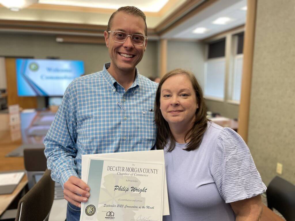 Philip Wright Named Commodore of the Month - Decatur-Morgan County Chamber of Commerce - Alabama