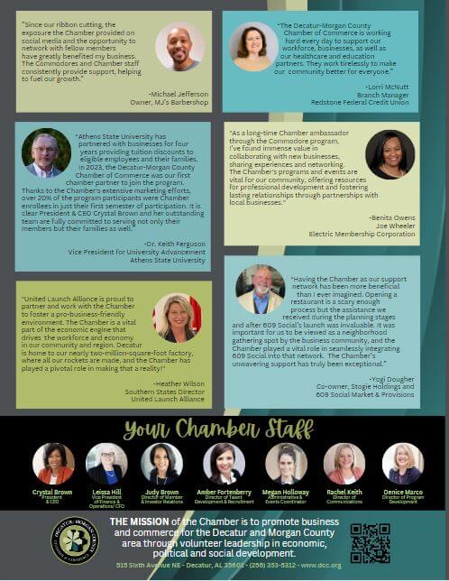 About Us - Decatur-Morgan County Chamber of Commerce - Alabama