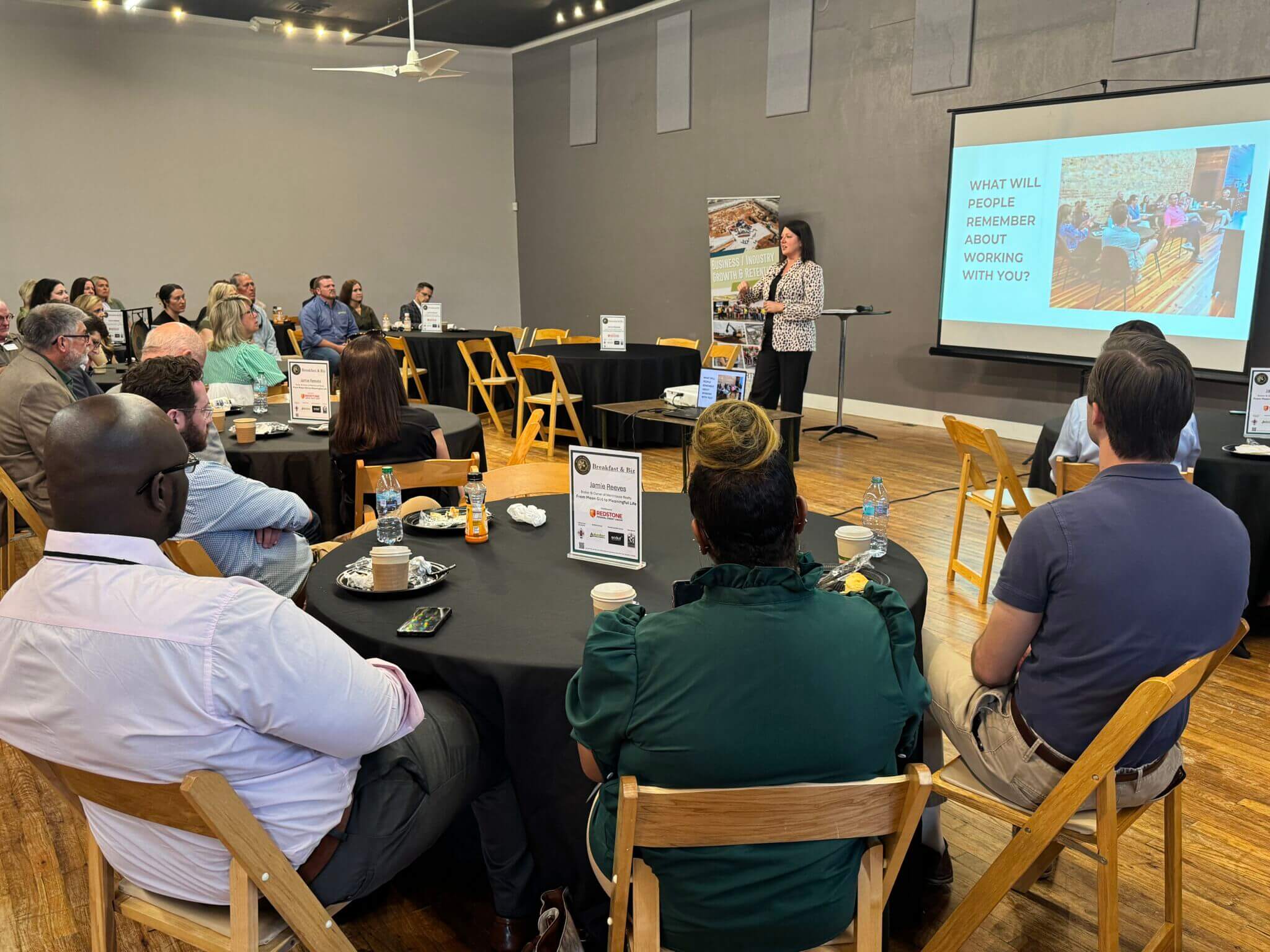 Jamie Reeves Shares Powerful Leadership Lessons at Breakfast & Biz ...